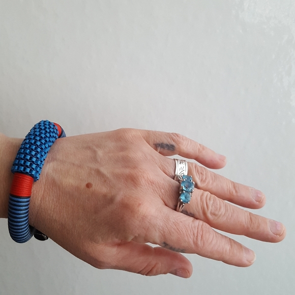 EMA | Jewelry | Vintage Ema Aquamarine Sterling Silver Ring | Poshmark